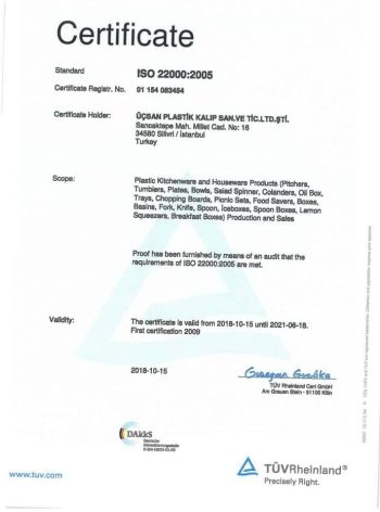 ISO-22000-2005 – Üçsan Plastik